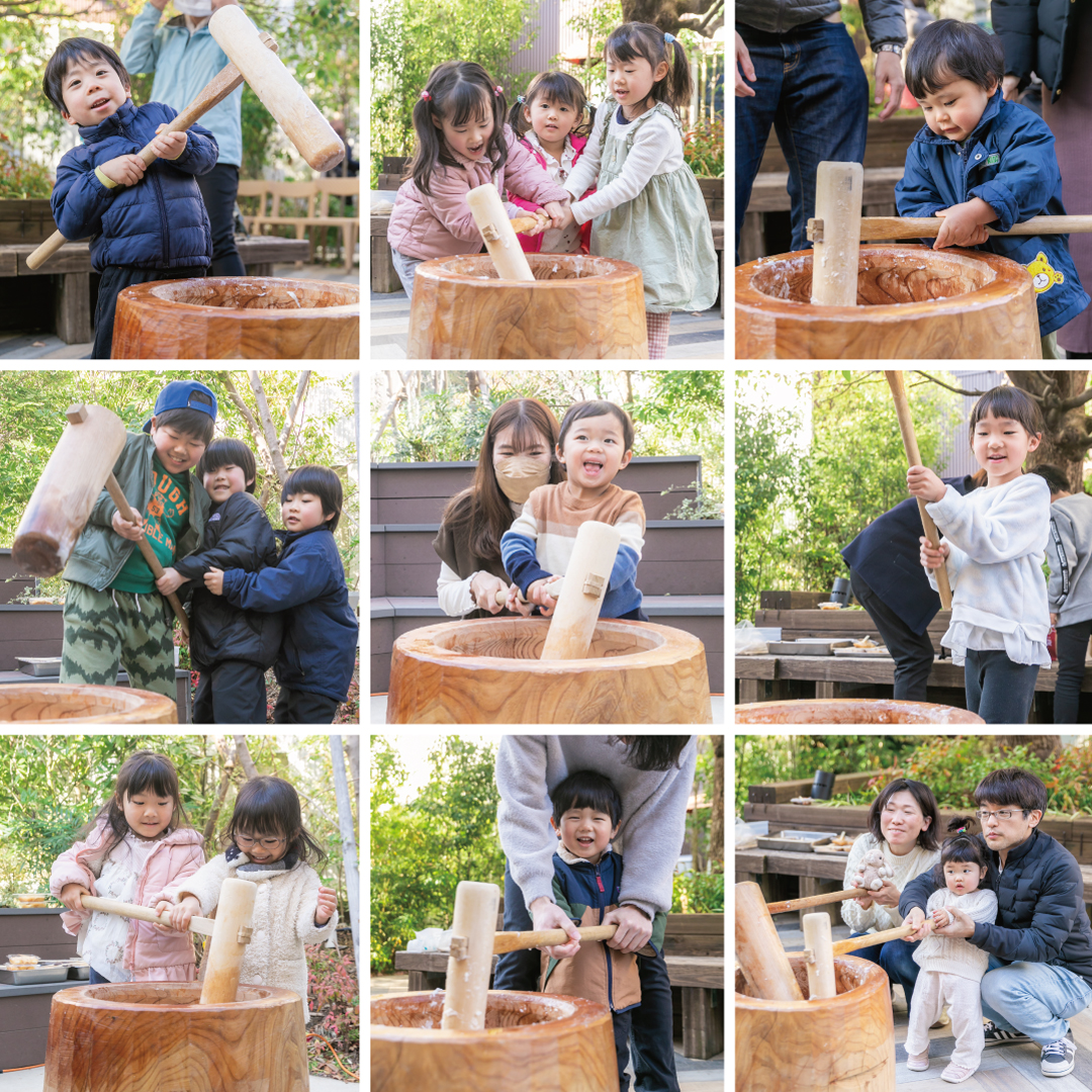 【毎年開催】1月イベント 餅つき体験 - スタジオ&レストランコンフェッティ